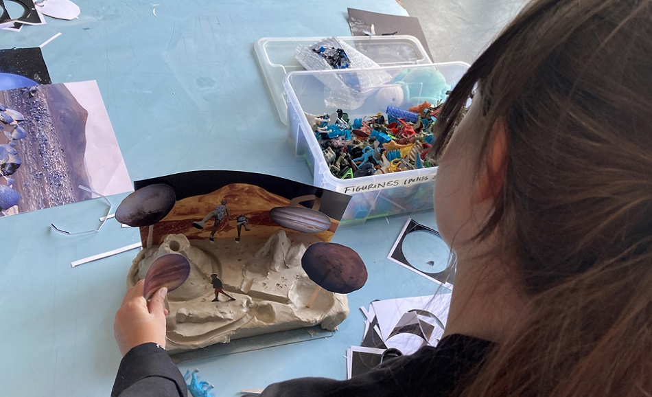 Atelier de pratique artistique - Bulles de gones