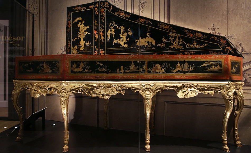 Décor de clavecin - Bulles de gones